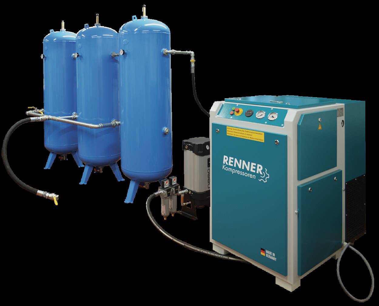 AIR COMPRESSOR AND RECEIVER | TecQuipment