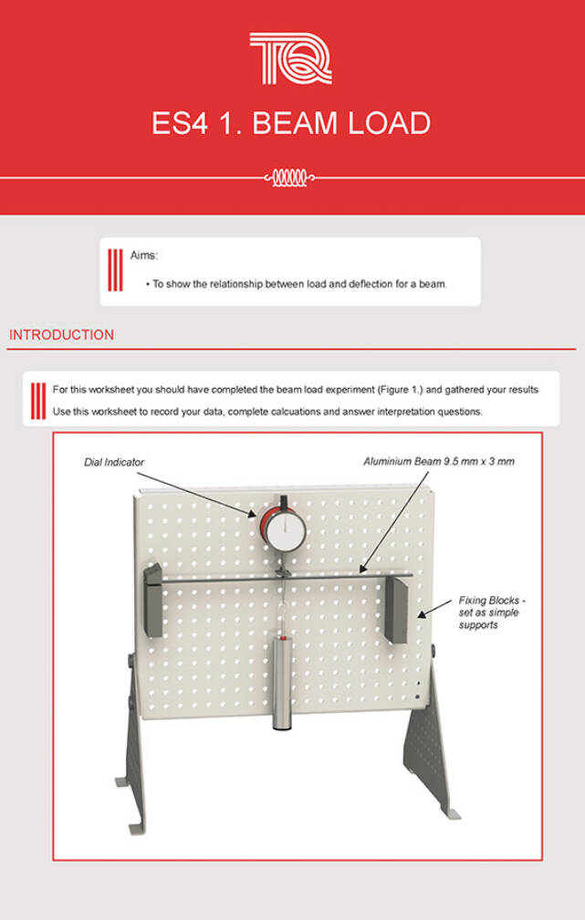 Smart Worksheets | TecQuipment