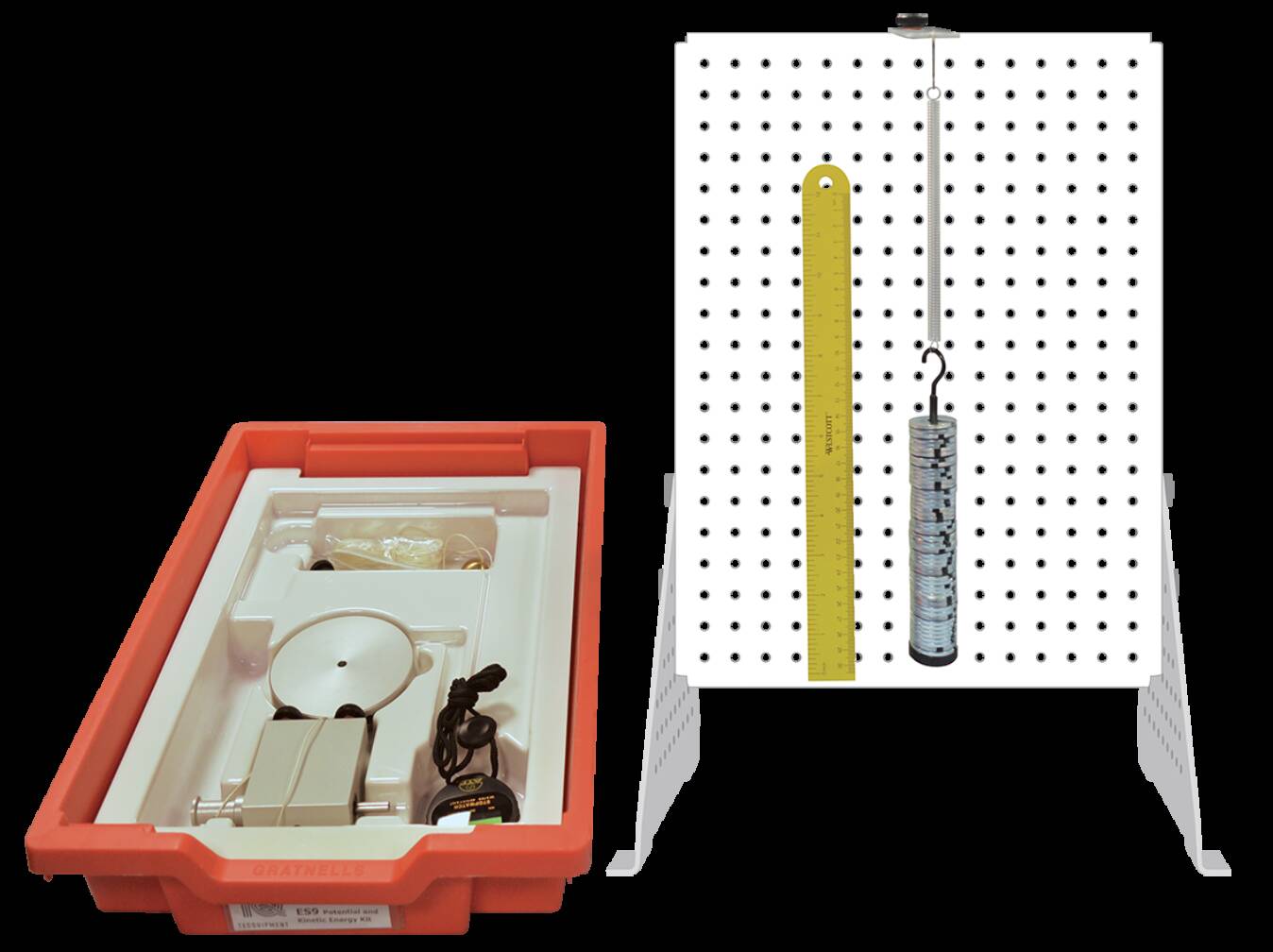 POTENTIAL AND KINETIC ENERGY KIT | TecQuipment