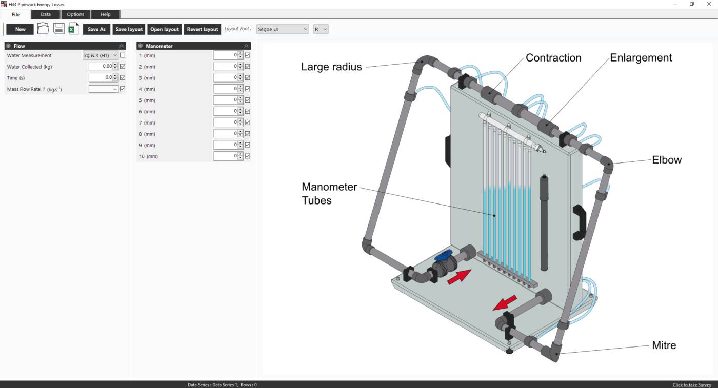 PIPEWORK ENERGY LOSSES | TecQuipment