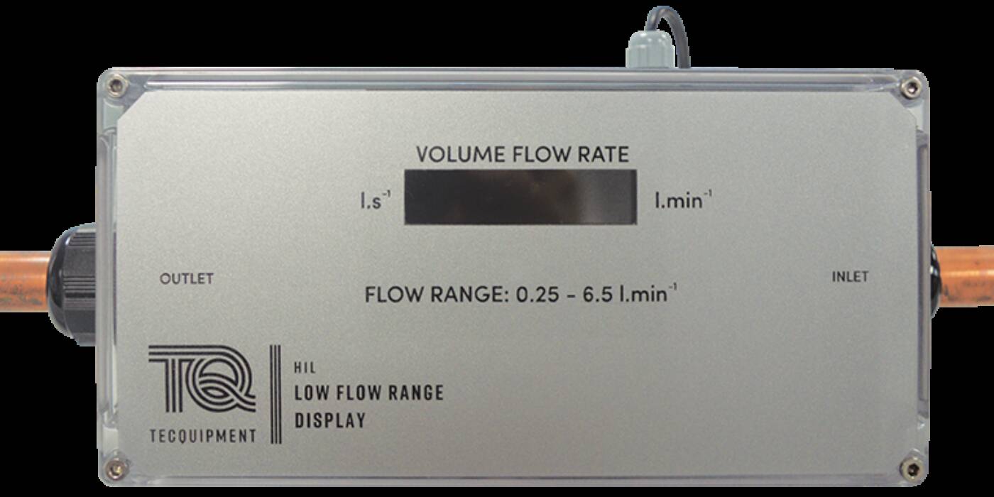 Low Flow Range Display | TecQuipment