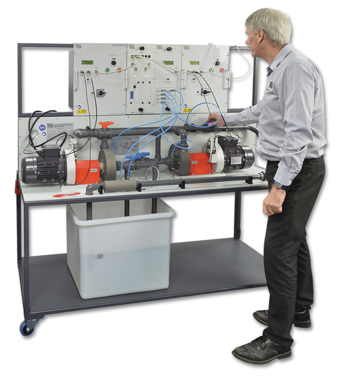 TecQuipment | TWO-STAGE (SERIES AND PARALELL) PUMPS