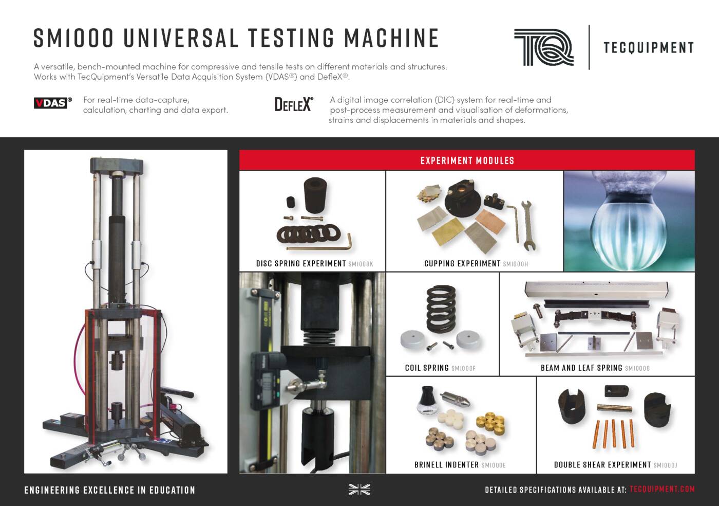 UNIVERSAL TESTING MACHINE | TecQuipment