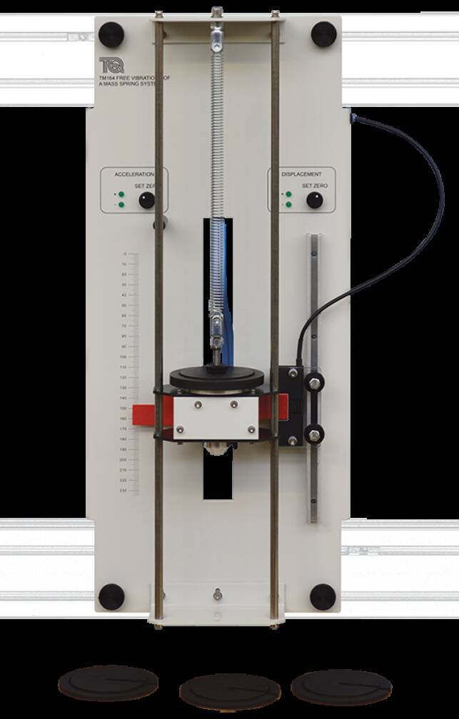 FREE VIBRATION OF A MASS SPRING SYSTEM | TecQuipment