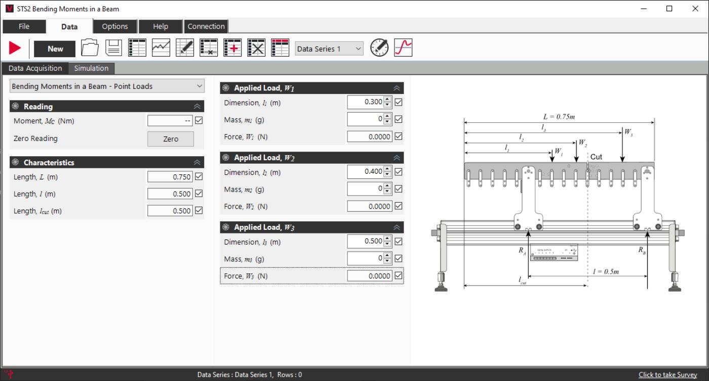 Bending Moments in a Beam (Next Generation Structures) | TecQuipment
