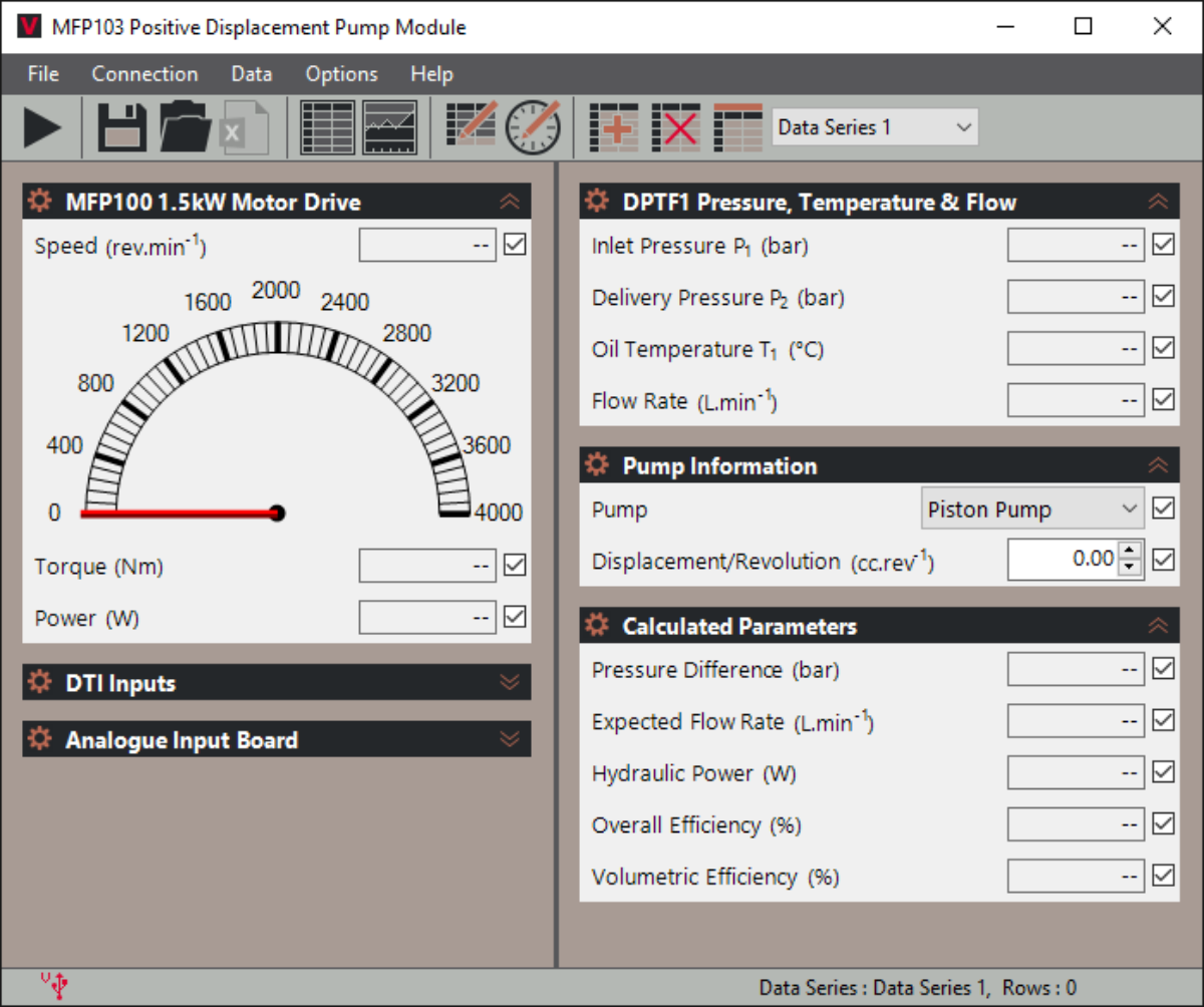 TecQuipment | POSITIVE DISPLACEMENT PUMP MODULE