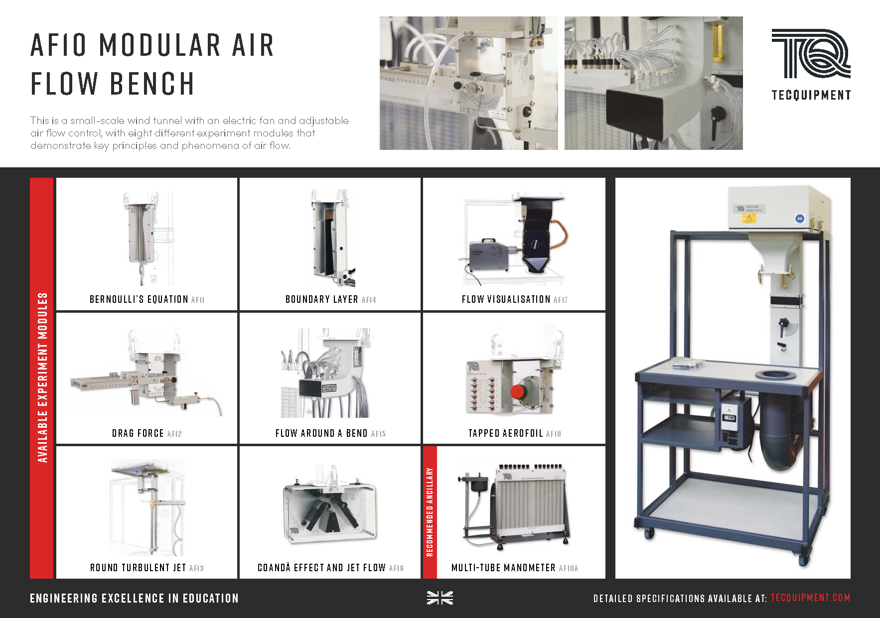 AEROFOIL WITH TAPPINGS | TecQuipment
